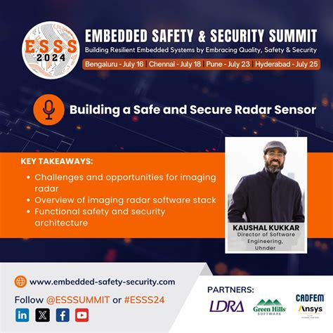 Embedded Safety And Security On Linkedin Esss24 Esss Esssummit2024 Embeddedsystems