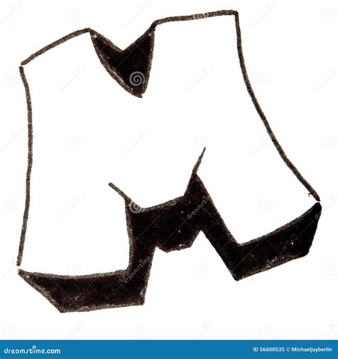 Letter M Graffiti