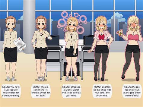 Bimbofication In The Office By Mercuryvert On Deviantart