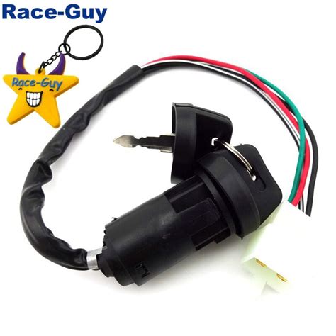 4 Pin Wire Ignition Key Switch For Chinese Atv Qua Grandado