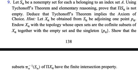 Solved Let Sa Be A Nonempty Set For Each A Belonging To Chegg Com