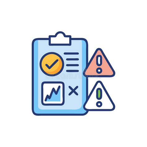 Digital Risk Assessment Icon Stock Image Illustration Of Security