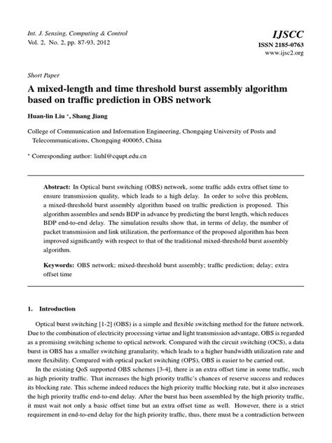liu 2012 a mixed length and time threshold burst assembly algorithm