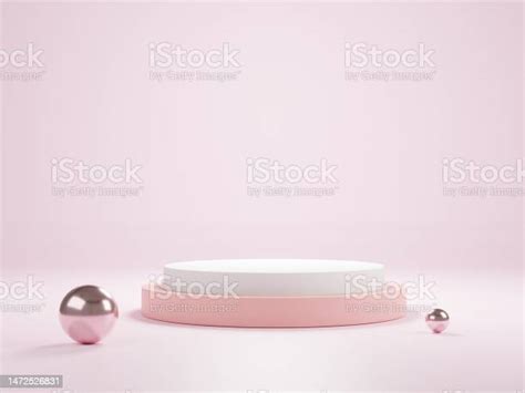 둥근 받침대 템플릿입니다 제품 전시를 위한 스튜디오 무대 3d 렌더링 0명에 대한 스톡 사진 및 기타 이미지 0명 3차원 형태 강단 Istock