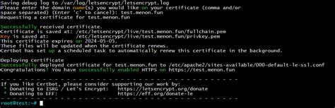 securing apache with let s encrypt ssl certificate on debian 12