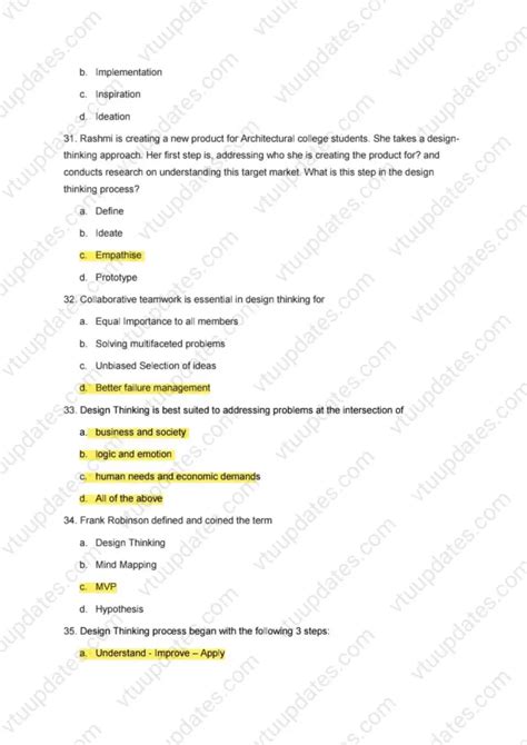 Vtu 1st Year Idt Solved Model Question Paper Set 2 With Answer 2022