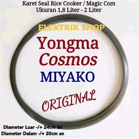 Rubber Seal Lid Mejikom Rice Cooker Yongma 1 8 2 L Original Shopee Malaysia