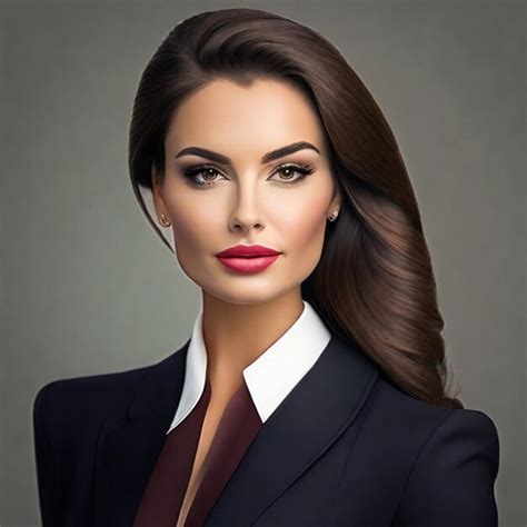 Premium Psd Perfect Business Lady Beautiful Young Businesswoman