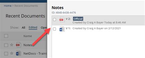 saving a word document as a pdf in word using netdocuments optiable