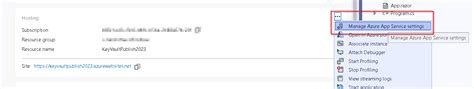 problems with connecting to key vault while publishing app to azure app