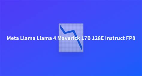 Meta Llama Llama 4 Maverick 17b 128e Instruct Fp8 A Hugging Face Space By Autogenlabs
