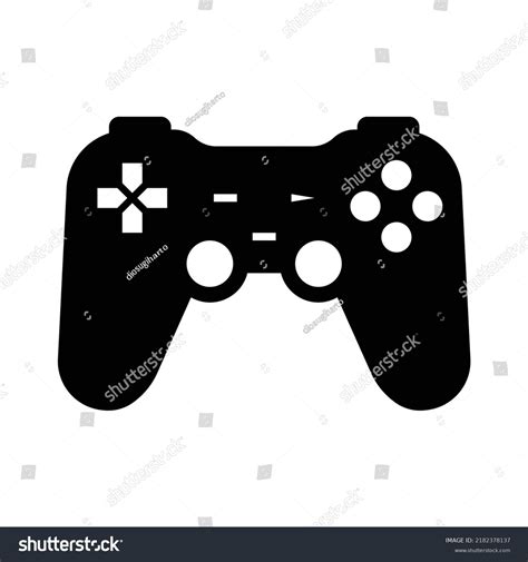 Game Pad Joystick Controler Icon Full Stock Vector Royalty Free