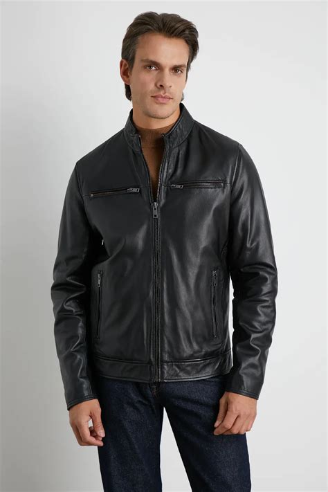 Куртка из натуральной кожи Urban Fashion For Men 656731003 цены в ...
