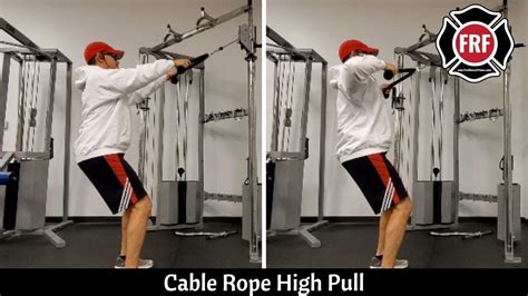 High Cable Pull Exercise Youtube