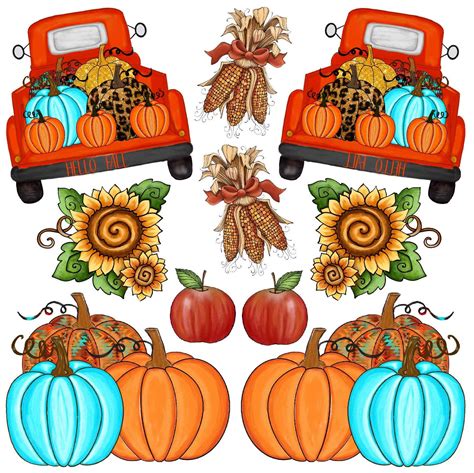 Fall Set 6 Half Sheet Misc Must Purchase 2 Half Sheets You Can M