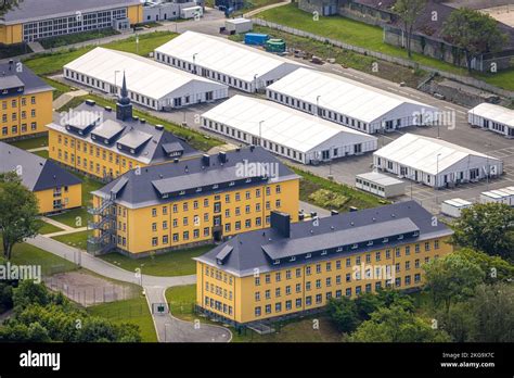 Aerial View Former Kanaal Van Wessem Barracks Housing Complex And Refugee Shelter Soest