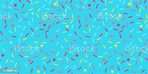 벡터 매끄러운 패턴을 뿌립니다 도넛과 아이스크림 디저트 귀여운 배경 배경 주제에 대한 스톡 벡터 아트 및 기타 이미지 배경