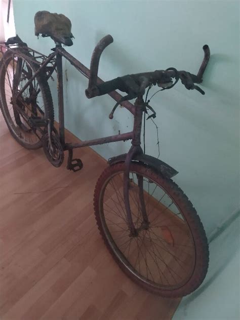 Велосипед б в чорного кольору з наявною корозією у не робочому стані в кількості 1 шт Setam