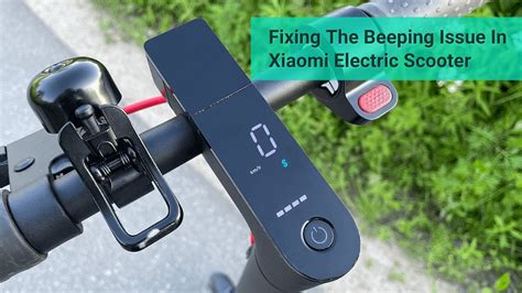 Stop Xiaomi Electric Scooter From Beeping
