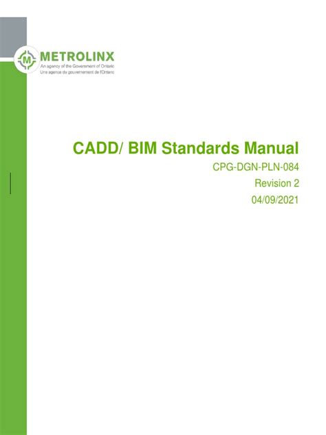 Mx Cpg Cadd Bim Standards Manual Rev 02 Pdf Building Information Modeling Computer Aided