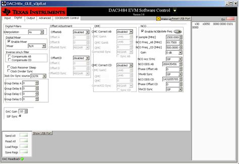 Changing Fine Mixer Settings On DAC SH EVM Data Converters Forum Data Converters TI E E
