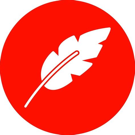 Feather Vector Icon Design 27929814 Vector Art At Vecteezy