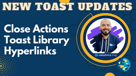 Toast Message Updates Close Actions Hyperlinks Toast Library Lightning Web Components Salesforce