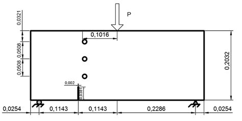 Geometry For The Three Notched Beams M Download Scientific Diagram
