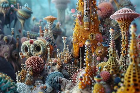 Premium Photo Journey Into A World Of Microscopic Marvels Where Generative Ai