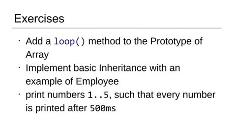 Introduction Of Object Oriented Javascript Odp