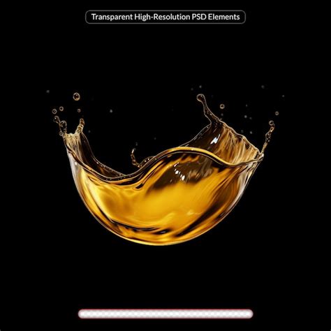 오렌지 주스 스플래시 고립 및 오일 스플래시 투명한 배경 프리미엄 Psd 파일