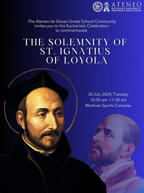 Save The Date Community Celebration Of The Feast Of St Ignatius Of