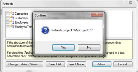 Code On Time Getting Started Refreshing Project Settings