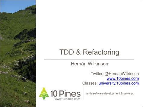 Tdd And Refactoring Pptx