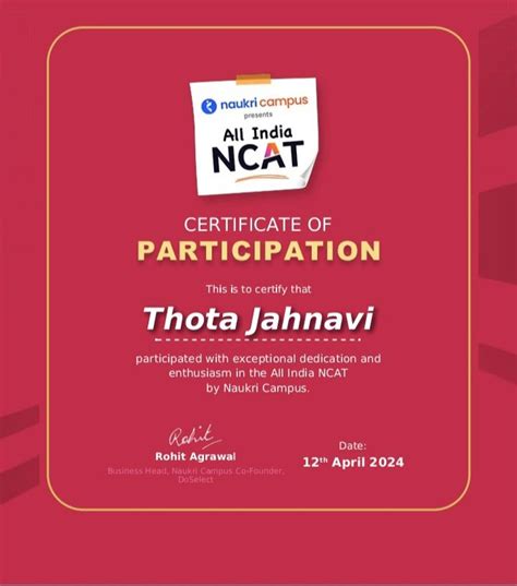 Hello Connections🤩 Im Excited To Share That Ive Received Certificate On Participating In All
