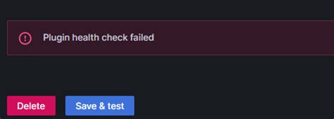 Azure Managed Grafana Microsoft SQL Server Data Source Plugin Health