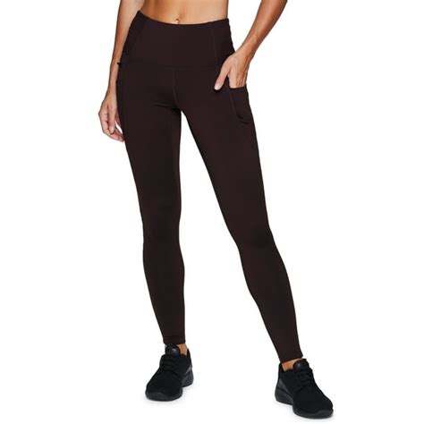 Rbx Rbx Active Womens Full Length High Waist Fleece Lined Leggings