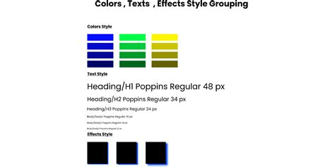 Color Text Style Grouping Figma