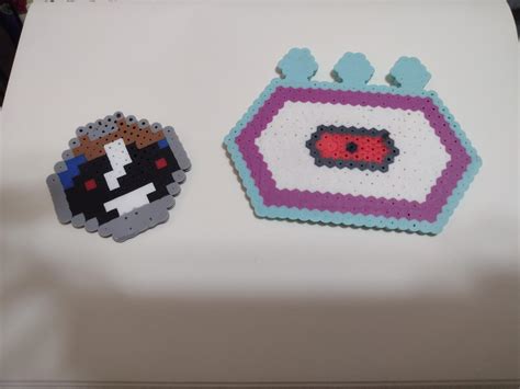 I Found These Two Yokai Watch Inspired Perler Bead Things I Made About