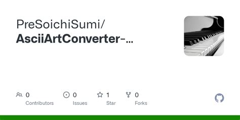 Github Presoichisumiasciiartconverter Csharp