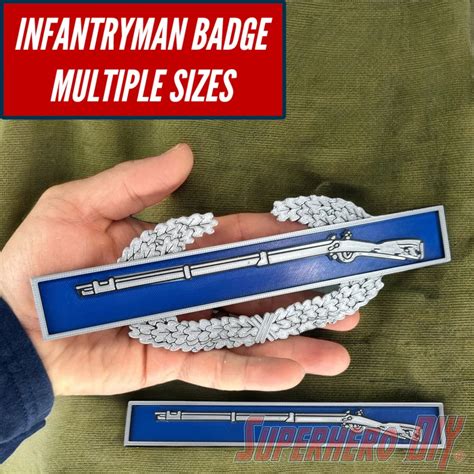 Expert And Combat Infantryman Badge Replicas Multiple Sizes Superherodiy