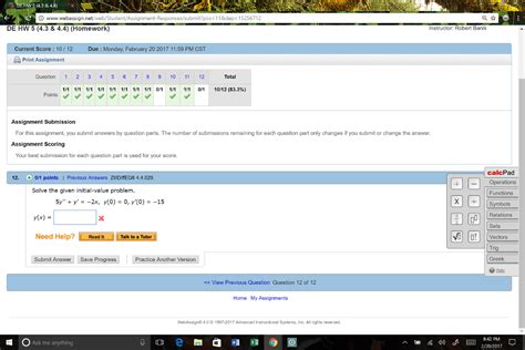 Solved 43 Andwebstudentassignment