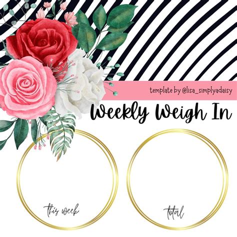 Pin On Weigh In Templates