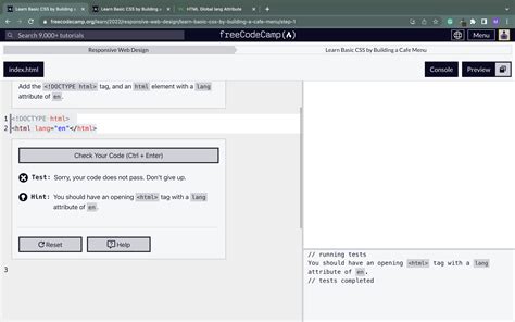 Learn Basic Css By Building A Cafe Menu Step Html Css The Freecodecamp Forum