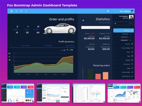 Fox Bootstrap Admin Dashboard Template Multipurpose Themes