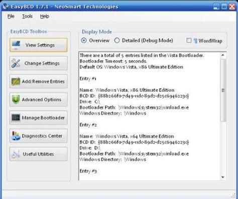 Hasis Journal Easybcd 172 Windows Bootloader Editor