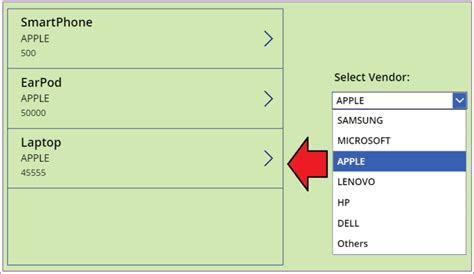 powerapps dropdown gallery examples spguides