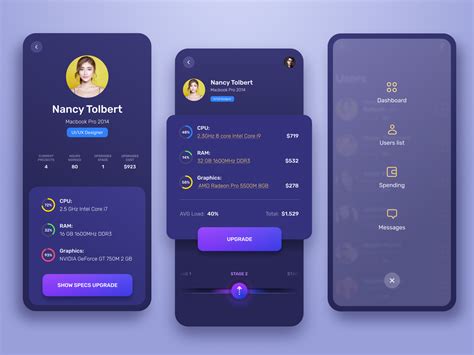 Hardware Performance Mobile App IOS Android UI By Ramotion On Dribbble