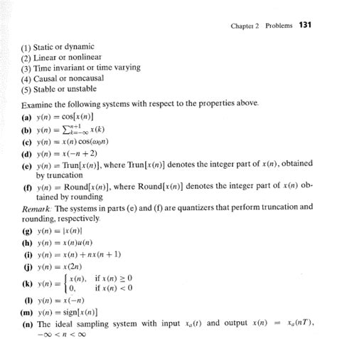 Solved Chapter 2 Problems 131 1 Static Or Dynamic 2 Chegg Com