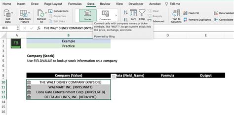 How To Use The FIELDVALUE Function In Microsoft Excel